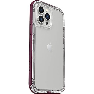 LifeProof for Apple iPhone 13 Pro Max/iPhone 12 Pro Max, Slim DropProof, DustProof and Snowproof Case, Next Series, Clear/Purple
