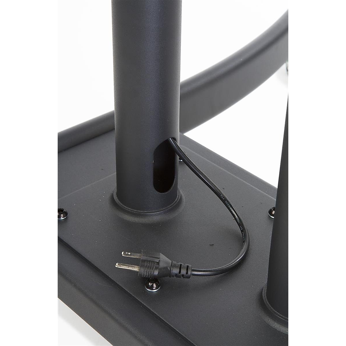 Mobile TV Stand for Floor, Dual Monitor Mount for 32 to 65 Inch Monitors