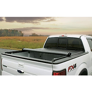 Lund Genesis Roll Up Soft Roll Up Truck Bed Tonneau Cover | 96063 | Fits 2003 - 2018, 2019 - 2020 Classic Dodge Ram 1500 8' Bed (96")