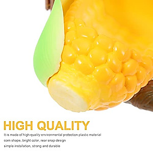 iplusmile Bird Bowl Bird Cage Bowl Bird Feeder Bowl Birds Food Dish Parrot Feeding Cups Pumkpin Parrot Feeders Food Water Bowls for Cockatiels Hamster, Corn Shape Bird Bowl Bird Feeding Basin