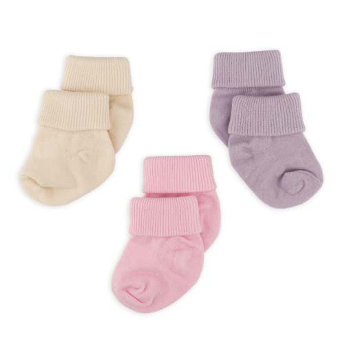 Novibaby Baby Socks 0-6 Months, Infant Ankle Socks for Boys and Girls, Essential Baby Items for Newborns (US, Age, 0 Months, 6 Months, Sweet)