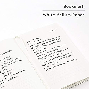 EEDENDESIGN Cherishable Hardcover Boundbook Ruled Lined Notebook Journal Diary 5.3" x 7.6" x 0.7"_Sunset