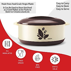 Milton Orchid 1000 Casserole 790 ml, Dark-Brown