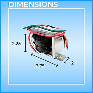 4031F Transformer 120/208/240v, 50/60 Hz, compatible with Ring, Ring 2, Ring Pro, Nest Skybell, and Enfy Doorbells. Nest, Ecobee, and Sensi Smart Thermostat