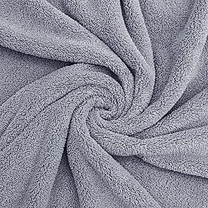 BlueSnail Soft and Comfortable Waterproof Changing pad Liner Portable Coral Fleece Diaper pad Liner (Gray)