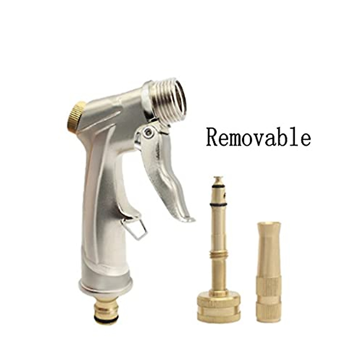 SLATIOM Flexible Magic Expandable Home Garden Water Hose High Pressure Car Wash Plastic Pipe with Foam Spray Gun (Color : 50ft)