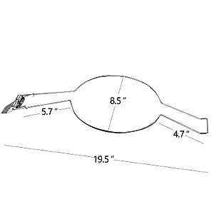 GEEDAR 2 Packs Cowboy Hat Rack for Trunk, Cowboy Hat Holder for Car, Saver Hat Clip for Western Hats Sliver