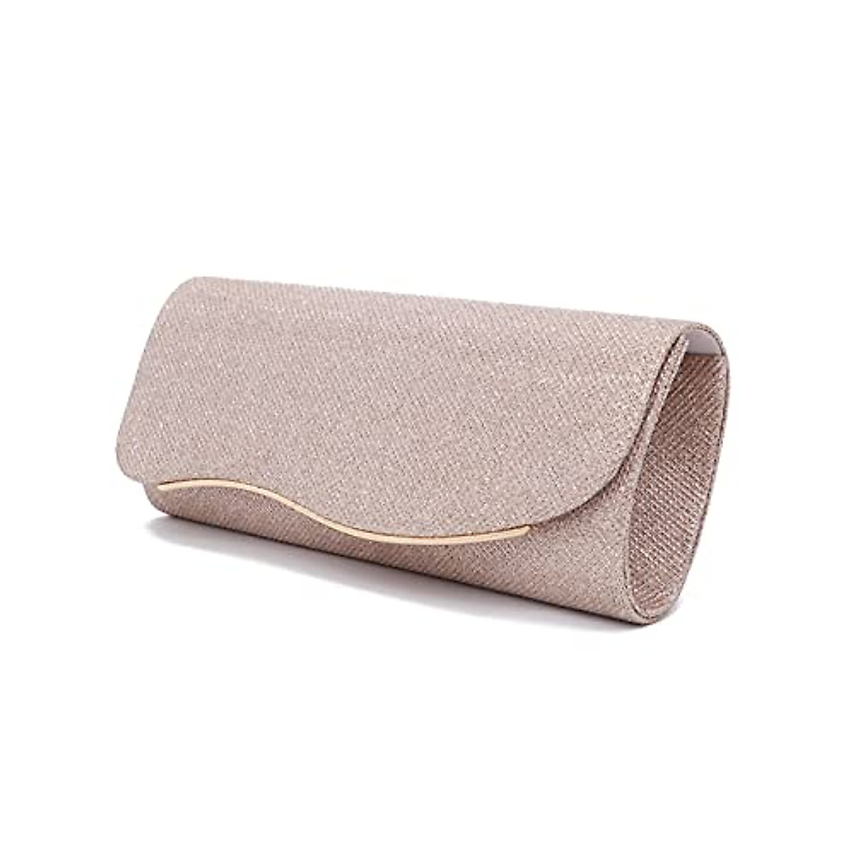 RAPENG Women's Evening Bag Glitter Clutch Wedding Bridal Purse Sparkle Cocktail Party Prom Handbag