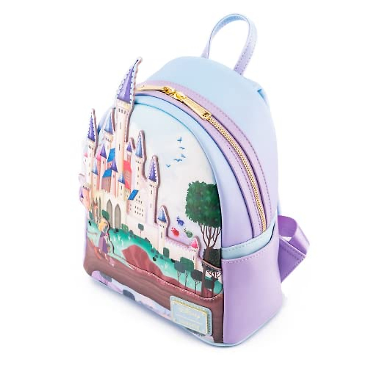 Loungefly Disney Princess Castle Series Sleeping Beauty Womens Double Strap Shoulder Bag Purse