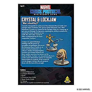 Marvel Crisis Protocol: Crystal & Lockjaw Character Pack