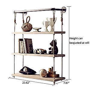 Gdrasuya10 Wall Mounted Bookshelf, Modern Wood Book Shelves,Wall Shelf Unit Bookshelf Hanging Wall Shelves Farmhouse Kitchen Bar Shelving