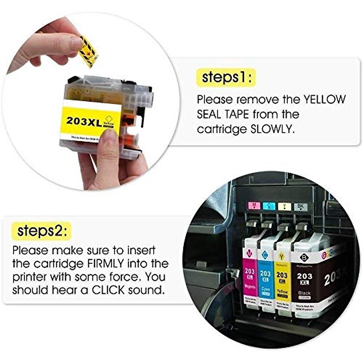 NEXTPAGE Compatible Ink Cartridges Replacement for Brother LC203 LC 203 XL LC201 Use in MFC-J480DW MFC-J880DW MFC-J4420DW MFC-J680DW MFC-J885DW, Brother lc203 Printer ink10 Pack