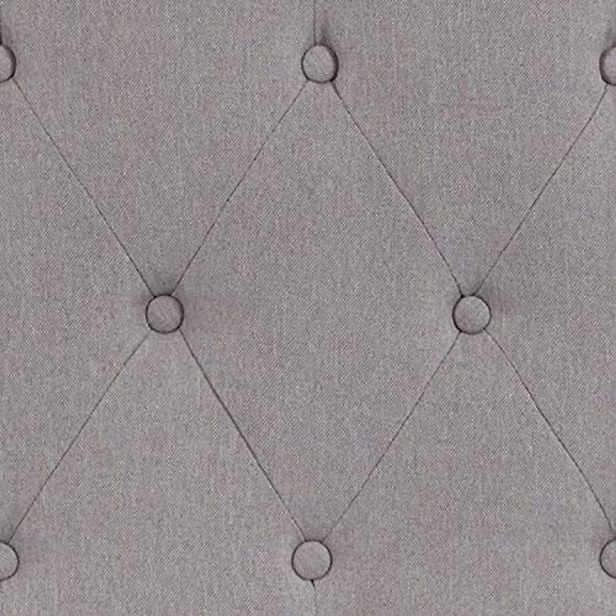 Flash Furniture Cambridge Tufted Upholstered Queen Size Headboard in Light Gray Fabric