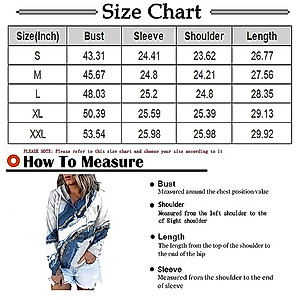 ZEFOTIM Fall Tops for Women Winter Plain Crewneck Fall Outfits for Women 2023 Casual Plaid Oversized Women Halloween Sweatshirt Office Basic Y2k Mama Pullover Sudaderas Para Mujer Light Blue L