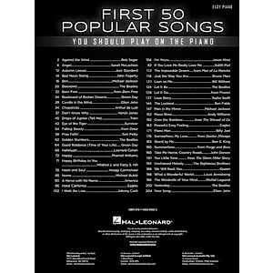 First 50 Popular Songs You Should Play On Piano