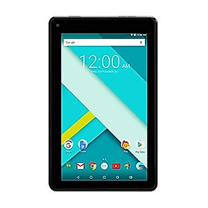 High Performance RCA 7 Inch 1GB RAM 16G Tablet MTK Quad Core Dual Camera Touch IPS Screen 1024 x 600 WiFi Bluetooth Android 7.0 Black