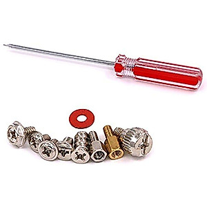 Chiloskit 420Pcs Computer PC Spacer Screws Assortment Kit Hard Drive Fan Phillips Head Motherboard Screws Set