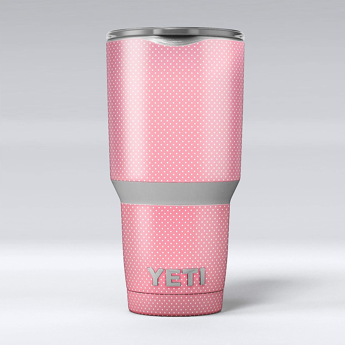 Design Skinz The Pink and White Micro Dot Pattern - Skin Decal Vinyl Wrap Kit Compatible with The Yeti Rambler Cooler Tumbler Cups