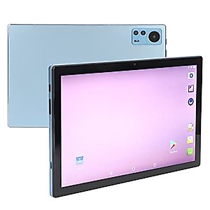 PUSOKEI 10.1 Inch Tablet PC,Blue,8G + 256G Memory,1960x1080 IPS Screen,2.4G 5G WiFi Calling Tablet for Android 11,Dual Sim Card Dual Standby,GPS,BT5.0,Gravity Sensing