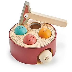 Tender Leaf Toys - Woodpecker Game - Hammering Toy Set for Baby, Educational Toddler Toys Which Develops Fine Motor Skills, Super Fun Hammer Game for Kids - 18M+