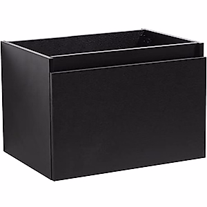 Fresca Mezzo 30" Black Wall Hung Modern Bathroom Cabinet - Cabinet Only (Sink Not Included)