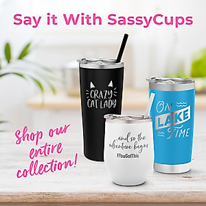 Vacuum Insulated Stainless Steel Dog Skinny Tumbler with Straw - Coffee Mug with Lid - New Dog Owner - Dog Mom - Dog Items for Women - Dog Lovers - Cute Dog Mug - Dog Water Bottle - Mug for Dog Love