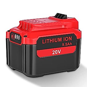 JYJZPB 9.5Ah 20V Replacement Battery for V20 Craftsman 20V Battery MAX CMCB204 CMCB205 CMCB206 CMCB202 CMCB201 Compatible for Craftsman V20 Series Lithium Ion Battery Cordless Power Tools