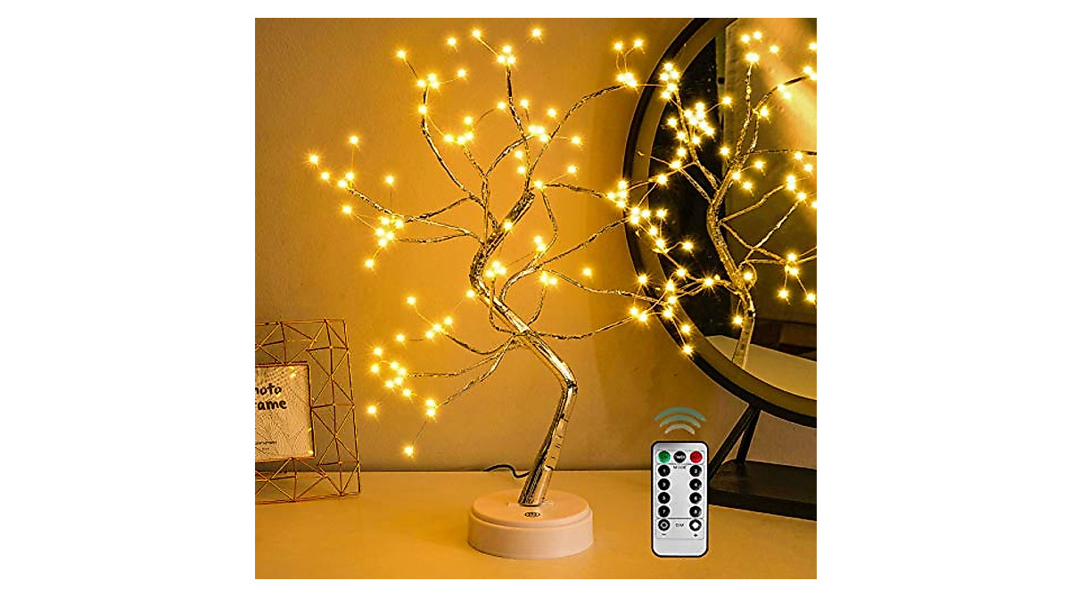 Fairy Sparkly DIY Tree Lamp with Remote Control