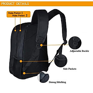 Ben School Backpack, Anime Kids' Backpack Teenager Casual Daypack Laptop Backpack Adjustable Shoulders Bag (03)