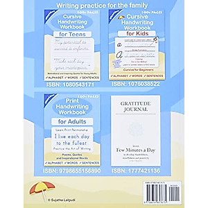Print Handwriting Workbook for Teens: Improve your printing handwriting & practice print penmanship workbook for teens and tweens