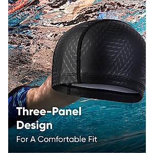 Speedo Unisex's Boom Ultra Pace Swim Cap, Oxid Grey/Black, One Size