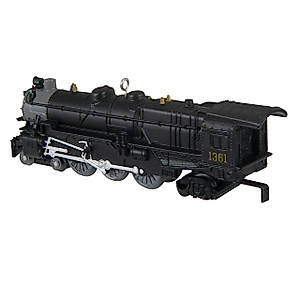 Hallmark Keepsake Christmas Ornament 2023, Lionel Trains Black 1361 Pennsylvania K4 Steam Locomotive Metal, Train Gifts