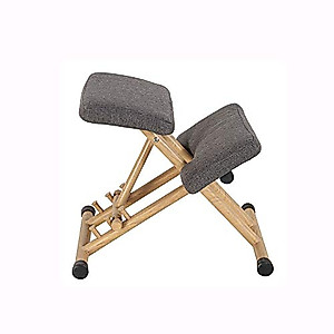 WYKDD Ergonomical Designed Kneeling Chair Stool Handle Height Adjust Office Knee Ergonomic Correct Posture (Color : E)