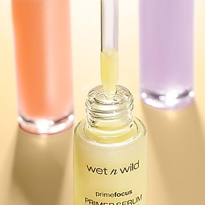 wet n wild Prime Focus Facial Serum Primer Makeup Extending, Hydrating Face Skin Care Product, Reduces Fine Lines And Wrinkles, For Repairing Dry Skin, Retinol Alternative