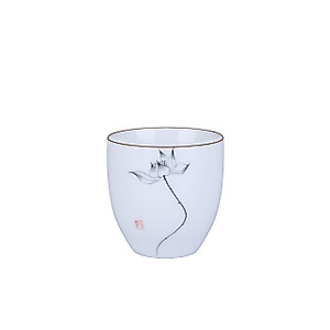 I-MART 4 Pcs Japanese Tea Cups, Chinese Ceramic Kung Fu Tea Cups, Tea Cup Set, 5 Ounce