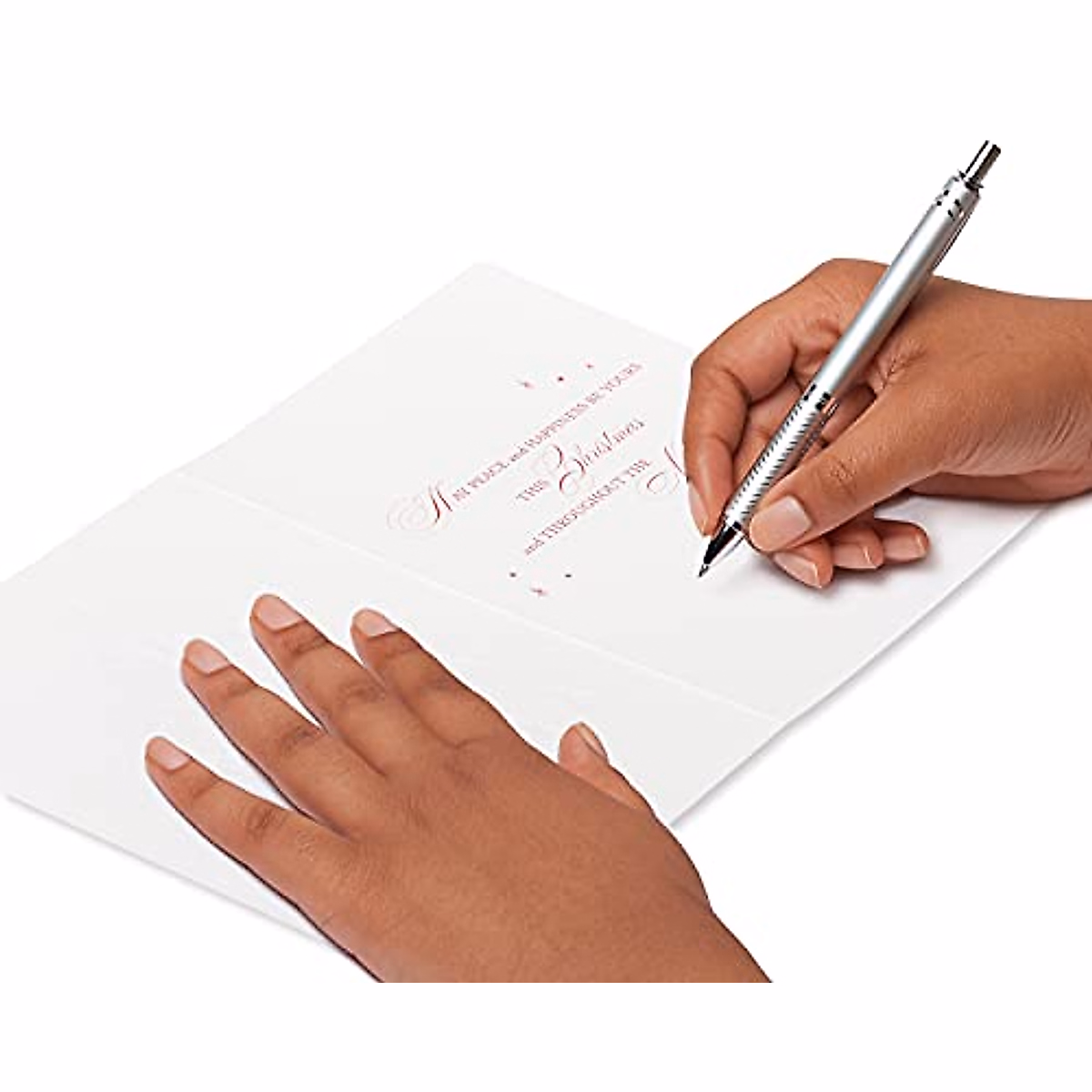 Papyrus Boxed Christmas Cards with Envelopes, Peace and Happiness, Glitter-Free Christmas Tree (12-Count)