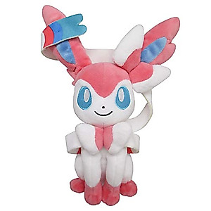 Sanei PP125 Pokemon All Star Collection Sylveon Plush, Brown/a