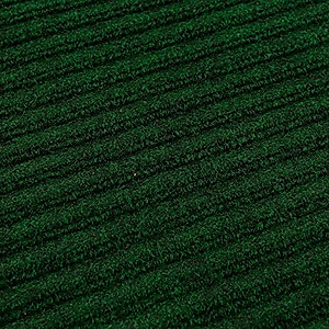 Mohawk Home Utility Floor Mat Solid Dark Forest Green (2' x 5') Perfect for Garage, Entryway, Porch, and Laundry Room