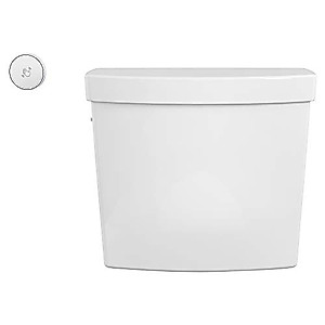 American Standard 4000709.020 Cadet Touchless 1.28 GPF Single Flush Toilet Tank Only, White