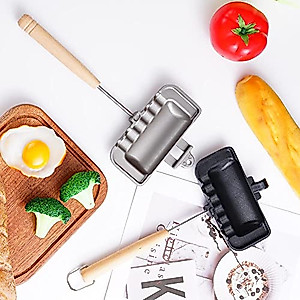 Hot Sandwich Maker Breakfast Sandwich Maker Mini Pie Maker, Hot Dog Toaster With Detachable Handles And Two-tone Color Design, Sandwich Maker Pan Home Kitchen Breakfast Machine