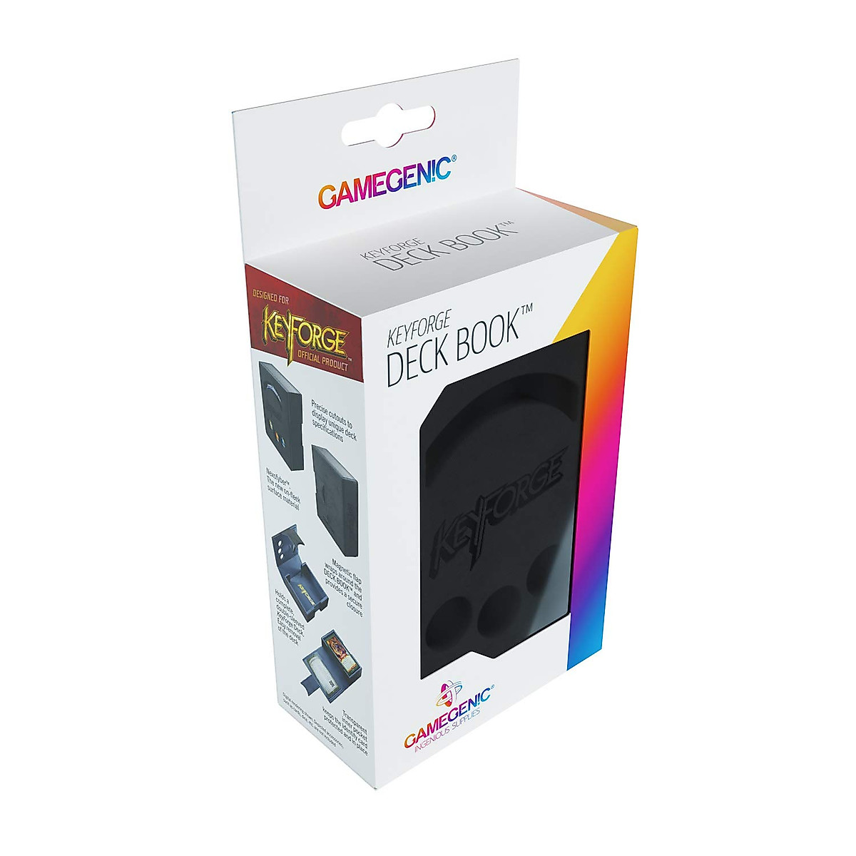 Gamegenic Keyforge Deck Book: Black, Model:GGS20006