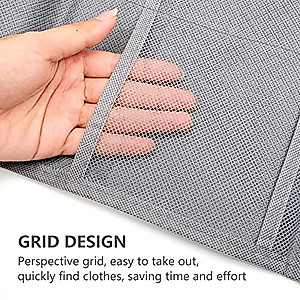 inheming 2 Pack Hanging Underwear Organizer for Closet, 12 + 18 Mesh Pockets Dual-Sided Storage Bags, Bras Panties Socks Organizer Hanger for Dormitory, Rental House, RV Wardrobe