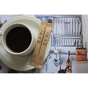 SUGART - THE RAW SUGAR - 500 Individual Serving Stick Packets - U Parve/Kosher