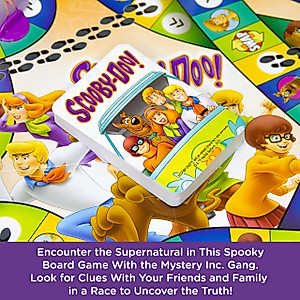AQUARIUS Scooby-Doo Journey Board Game - Fun for Kids & Adults - Officially Licensed Scooby-Doo Merchandise & Collectibles (97018), Blue, White, Orange, for 96 months