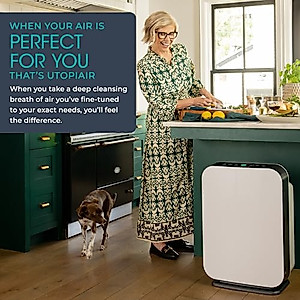 Alen Air Purifier BreatheSmart Flex HEPA w/ VOC/Smoke Filter - 1400 Sq. Ft - Perfect for Bedrooms - Captures Allergens, Dust, & Mold + VOCs & Smoke