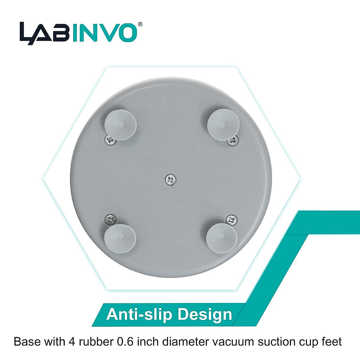 LABINVO Mini Vortex Paint Mixer, Lab Vortex Shakers with Touch Function, Lab Vortexer for Gel Polish, Eyelash Adhesives and Test Tubes Vortex Mixing, IN-MXMN001
