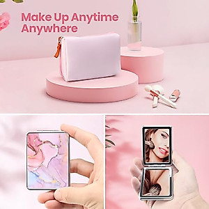 20oz Insulated Tumblers with Lid & Straw, Makeup Bag, 7oz Scented Candles Birthday Gifts Sets for Women, Care Package for Women Gifts Rose Scented Candles, Get Well Soon Gifts Baskets for Women