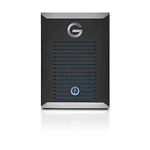 SanDisk Professional 2TB G-Drive PRO SSD - Ultra-Rugged Portable External NVMe Solid State Drive, Up to 2800MB/s, Thunderbolt 3 (40Gbps) - SDPS51F-002T-GBANB
