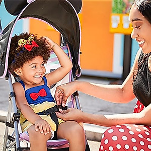 Disney Baby Character Umbrella Stroller, Eye-catching, Fun, 3D Stroller, Minnie Play All Day