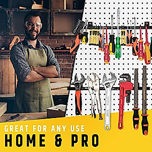 17" Heavy-Duty Magnetic Tool Holder (Upgraded Version) - Extremely Powerful Magnetic Pull Force to Hold Heavy Tools - Professional Space-Saving Magnetic Tool Bar - Metal Tool Organizer Rack/Strip